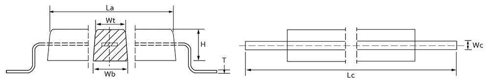 Zinc Ballast Tank Anode with Flat Bar Insert - YUXI