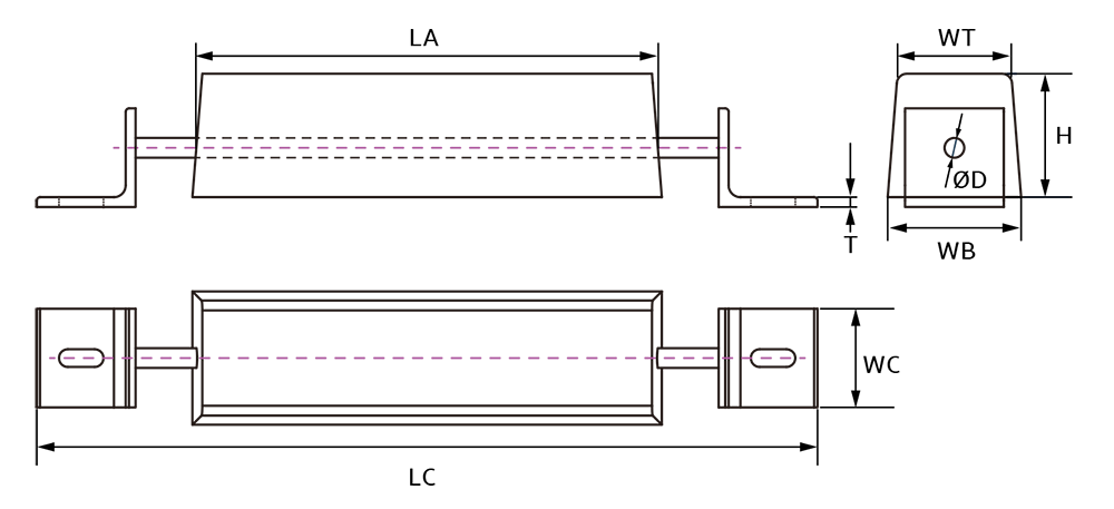 High Temperature Zinc Anode (Rectangular Type) - YUXI
