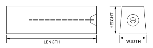 Magnesium Anode (Square Shape) - YUXI